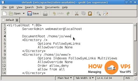How To Change The Apache Web Root To Another Directory On An Ubuntu VPS Or Dedicated