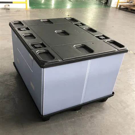 Heavy Duty Stackable Packing Plastic Pallet Logistics Turnover Box