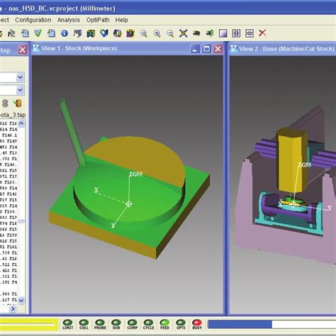 Pdf Configuring A Virtual Desktop 5 Axis Machine Tool For Machine Simulation
