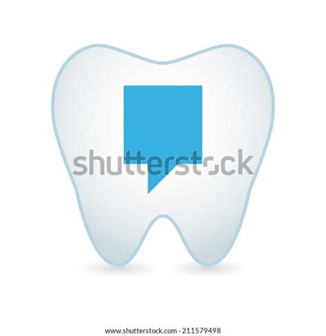 Illustration Isolated Tooth Tooltip Stock Vector Royalty Free 211579498 Shutterstock