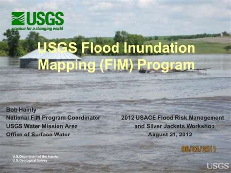 USGS Flood Inundation Mapping Flood Risk Management Program