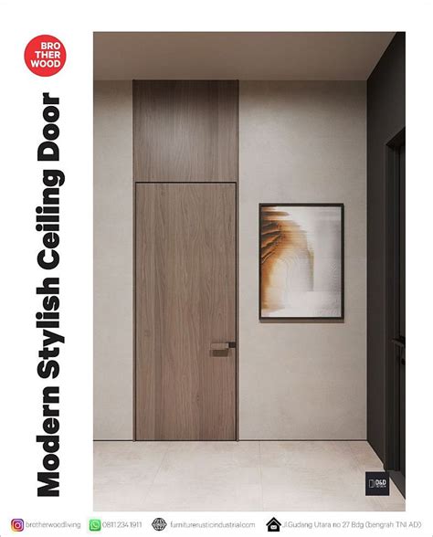 Door Pintu Bed Room Door Modern Stiylish Ceiling Door • Custom Industrial And Interior