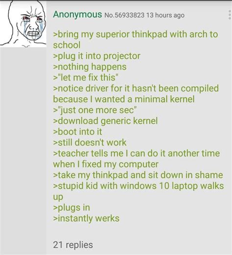 average arch user i use arch btw r linuxmemes