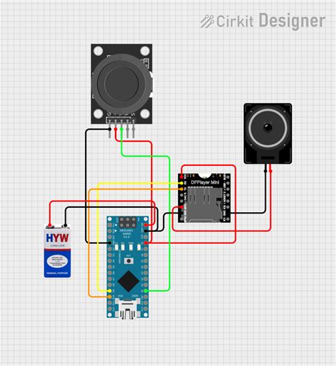 How To Use Dfplayer Mini Mp3 Player Keeyees Pinouts Specs And Examples Cirkit Designer