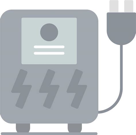 Uninterrupted Power Supply Flat Light Icon 38955188 Vector Art At Vecteezy