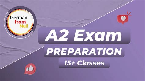 A2 Exam Preparation German From Null