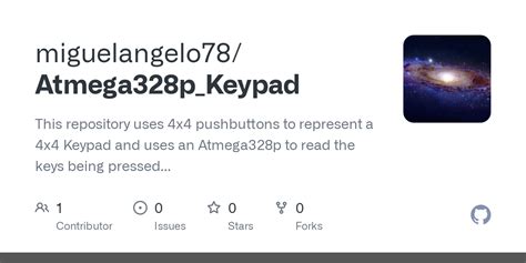 Github Miguelangelo78atmega328pkeypad This Repository Uses 4x4