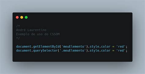 Entendendo O Cssom Como Acessar E Alterar O Estilo De Um Documento