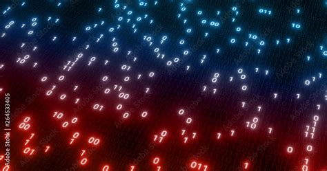 Hacking Digital Binary Code Matrix 01 Background Loop Hacker Dark Web Matrix Digital Data