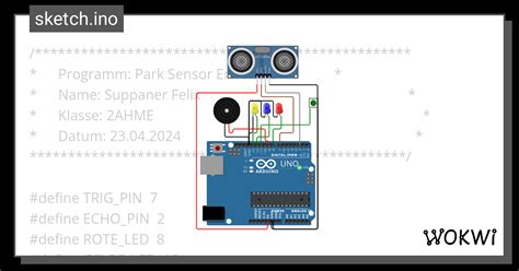 Park Sensor Erweitert Wokwi Esp32 Stm32 Arduino Simulator