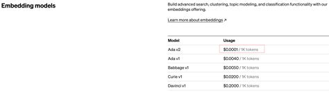 why is the embedding model pricing of azure openai and openai