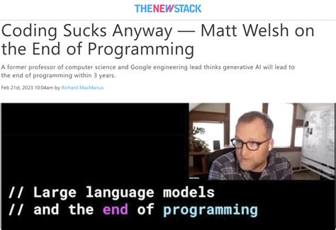 hey guys here s a former harvard cs professor that thinks coding sucks