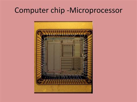 PPT Computer Chip Microprocessor PowerPoint Presentation Free Download ID 1803782