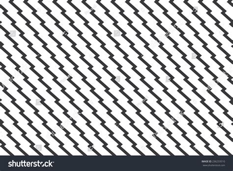 Seamless Unusual Zig Zag Pattern Vector Stock Vector Royalty Free 236233510 Shutterstock