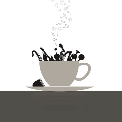 Musical Instrument In A Cup A Vector Illustration 20881316 Vector Art