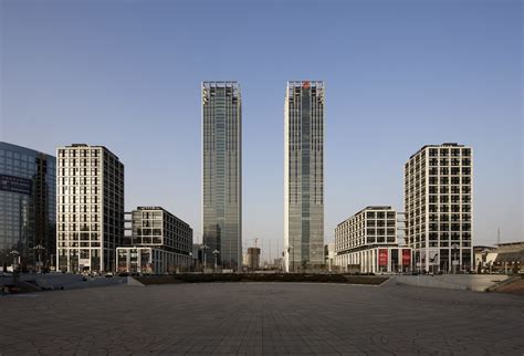 Dalian Twin Towers Projects Gmp Architekten