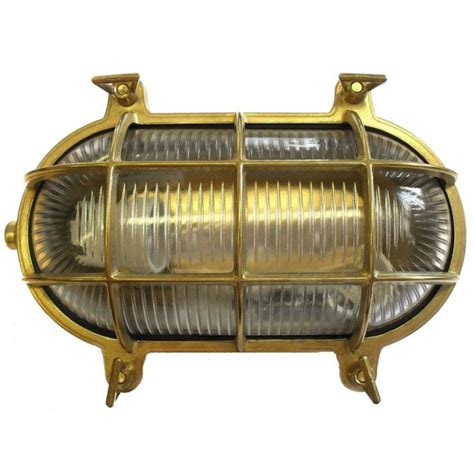 Navigator Large Standard Wall Bulkhead Solid Brass Ip64 C W