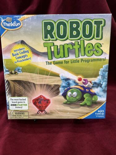 Robot Turtles Board Game Basic Coding Concepts For Preschoolers Thinkfun 2014 4713818785
