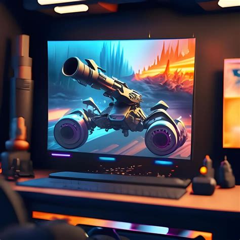 Premium Photo An Advertisement For A New Video Game That Is Immersive