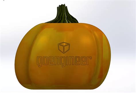 Jack O Lantern Design Using Solidworks And Visualize Goengineer