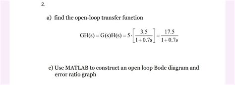 Solved Only Solve If U Can Do This Question On MATLAB I Chegg Com