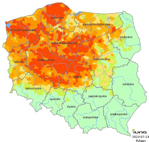 Smsr Mapy Zagrożenia Suszą 2023 05 11 2023 07 10 Truskawki