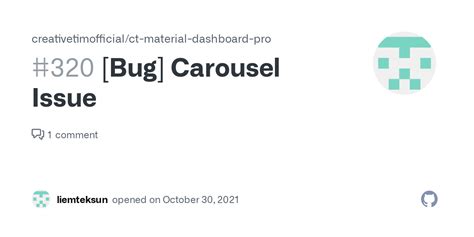 Bug Carousel Issue · Issue 320 · Creativetimofficialct Material Dashboard Pro · Github