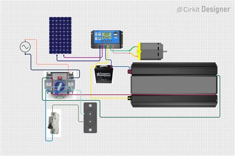 Solar Powered Dc Motor Control With Ats And Ac Backup How To Guide And Editable Circuit