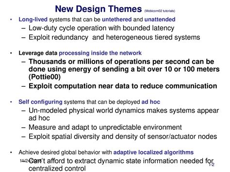 Overview A System Architecture For Tiny Networked Devices Ppt Download