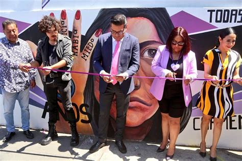 Inaugura Activista Carmen Sánchez Murales Para Honrar A Sobrevivientes