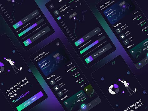 Tradeguru A Trading Application Ui Design Behance