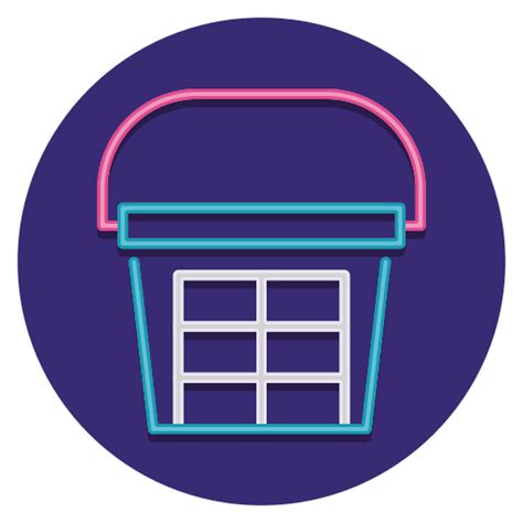 Basket Flaticons Flat Circular Icon