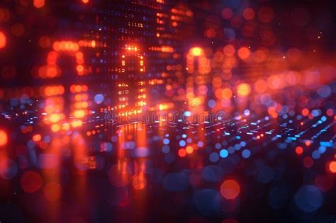 Blurry Image Of A Computer Keyboard Generative Ai Stock Illustration Illustration Of