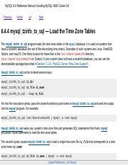 Load Time Zone Tables With Mysql Tzinfo To Sql MySQL 8 0 Course Hero
