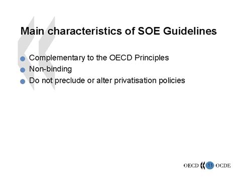 The OECD Principles The OECD Guidelines On Corporate