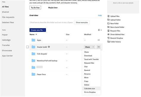 how to see folder sizes in dropbox ‒ defkey