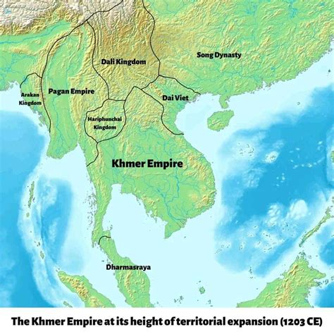 Thol Un On Linkedin ️ The Khmer Empire At Its Height Of Power In 1203