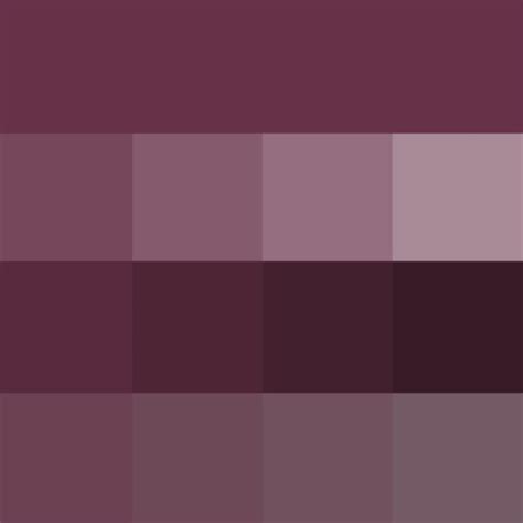 Old Mauve Shades Hue Pure Color With Tints Hue White