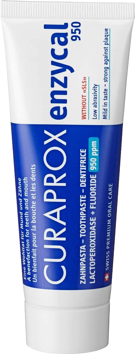 Creme Dental Curaprox Enzycal 950 75ml | Amazon.com.br