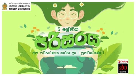 අප පරිහරණය කරන දෑ පරිසරය 5 ශ්‍රේණිය පුනරීක්ෂණ පළමු කොටස Youtube