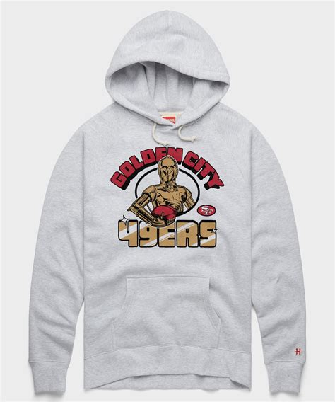 Star Wars X San Francisco 49ers Light Side Hoodie Retro Nfl Hoodie