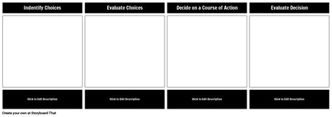 Decision Making Template Storyboard By Storyboard Templates
