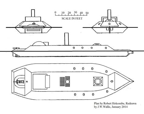 Ironclad Muscogee Described Naval War At Sea And Along Inland Waterways