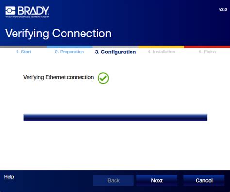 How To Configure The Brady Network Card During Driver Installation Brady Support