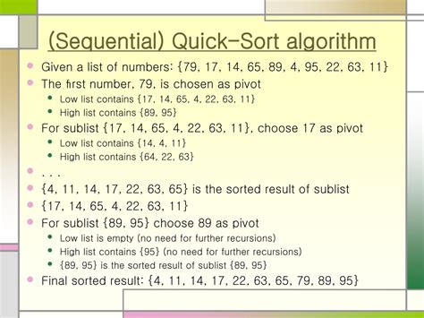 ppt parallel algorithms in sorting lecture notes from suny stony
