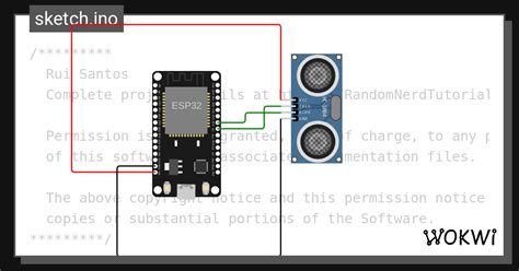Hc Sr04 Wokwi Esp32 Stm32 Arduino Simulator