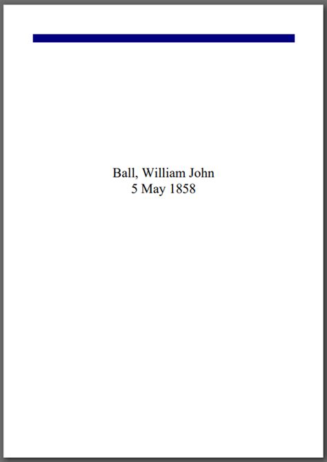 Individual Documentation Cover Sheet Rootsmagic Rootsmagic Community