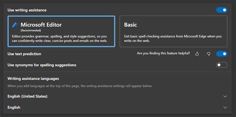 Text Prediction In Edge Browser Microsoft Community