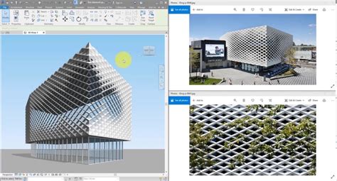 ฝึกทำ Adaptive Curtain Wall ใน Revit Thaibim Thai Building