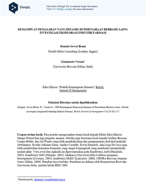 Dynamic Marketing Capabilities In Scienc Id Pdf